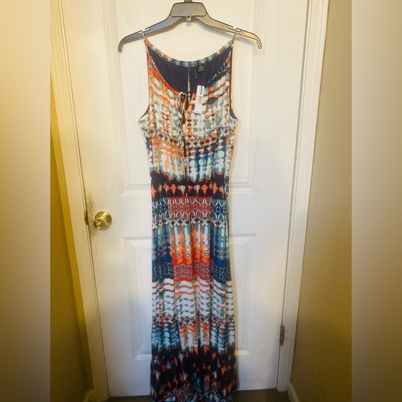 new directions | Dresses | New Directions Maxi Multi Colored Dress ...
